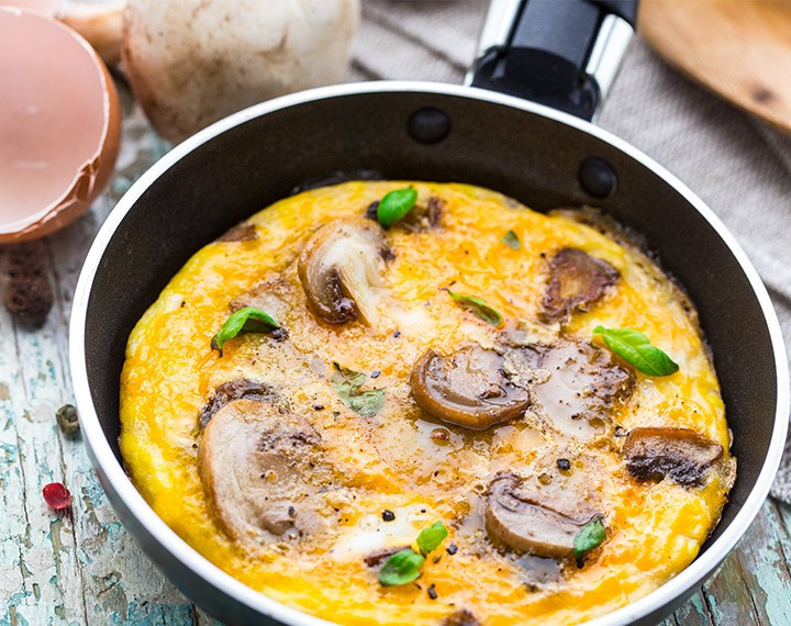 High-Protein Mushroom Omelette - Ketofine 21