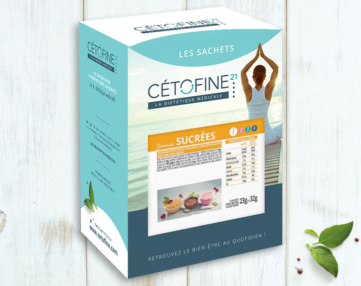 Box of 7 high-protein sachets of your choice - Cetofine 21