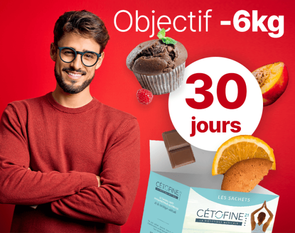 Kit Minceur 30 Jours pour Homme (-6KG) - Cétofine 21